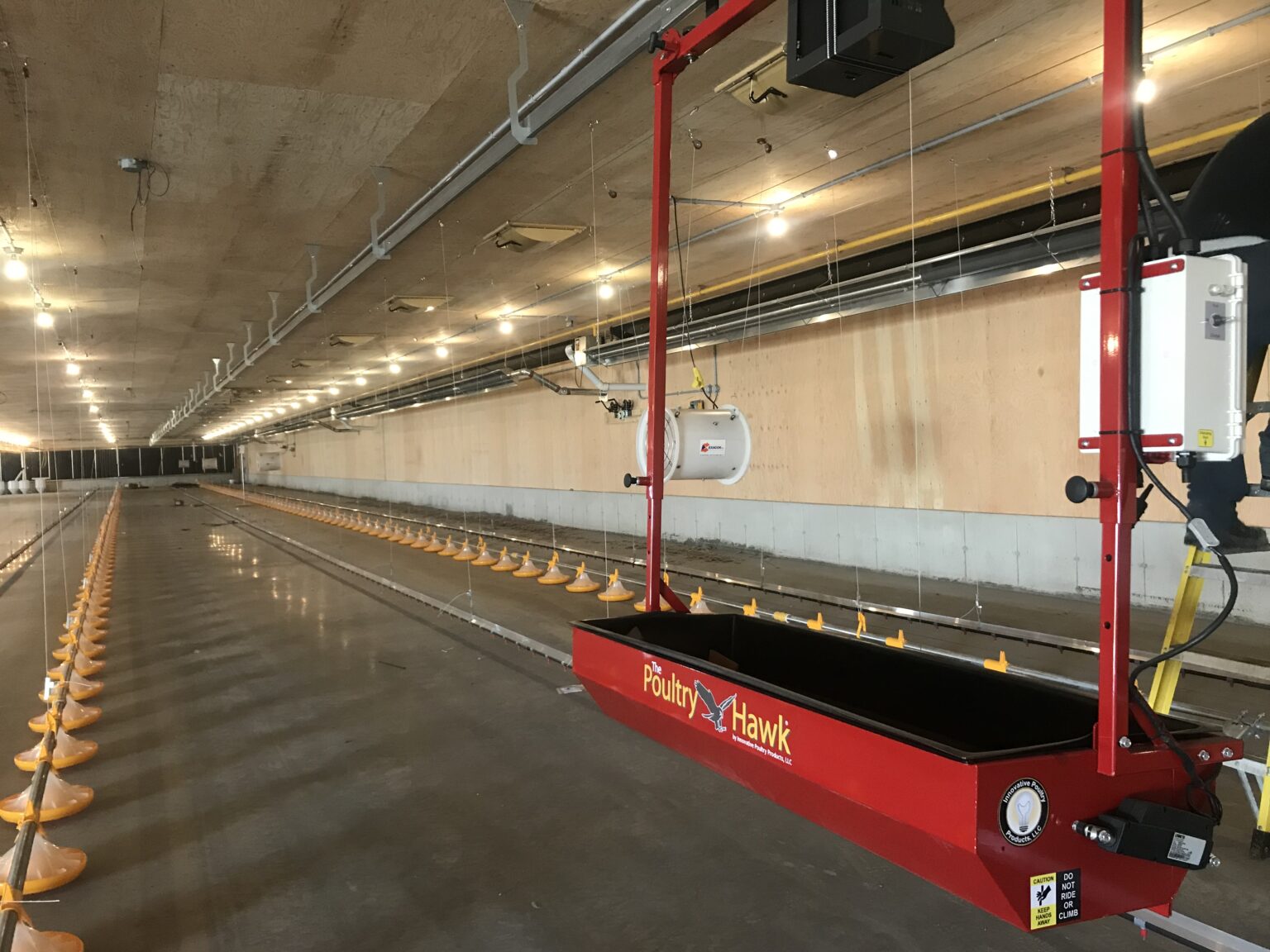 65' x 500' Single Storey Broiler Barn - County Line Equipment